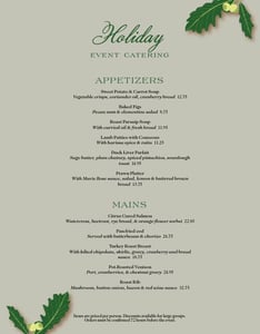 Catering Menu Ideas & Tips From an Expert